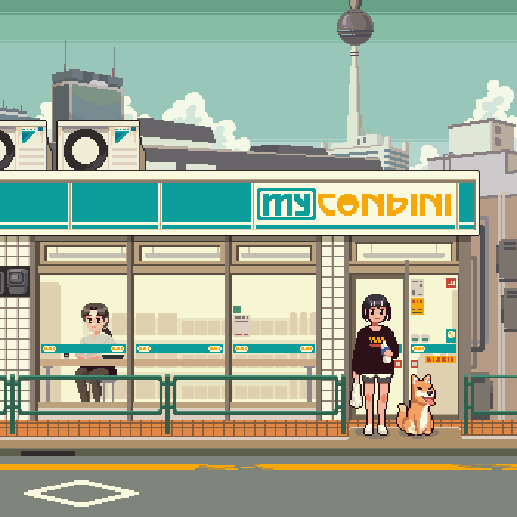 Pixel Art - Into another dimension – MYCONBINI